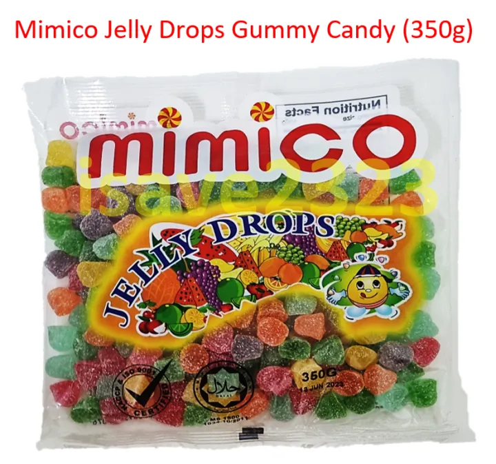 [HALAL] Mimico Jelly Drops Gummy Candy (350g) | Lazada