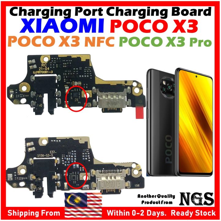 ORIGINAL Charging Port Charging Board For XIAOMI Poco X3 XIAOMI Poco X3 ...