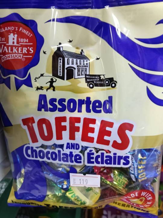 WALKERS Assorted Nonsuch Toffees & Eclairs 150g | Lazada.co.th