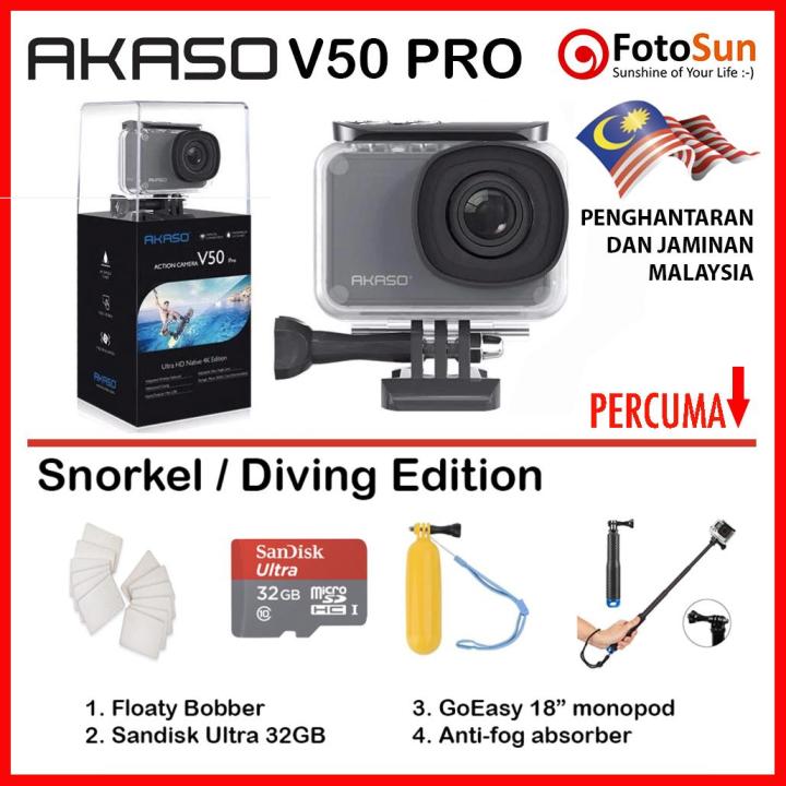 AKASO V50 PRO Action camera DIVE EDITION MALAYSIA WARRANTY & SHIPPING ...