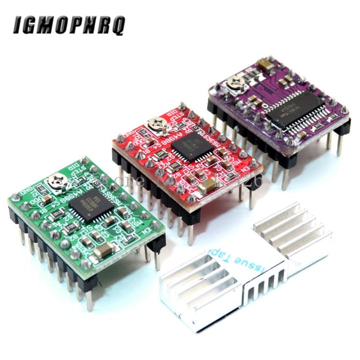 3D bộ phận máy in stepstick A4988 DRV8825 điều khiển động cơ bước có bộ ...