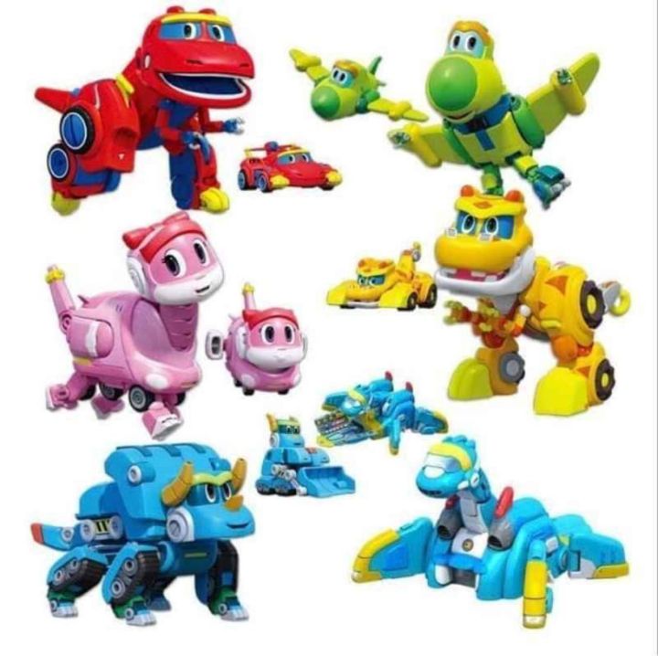 Robot Mainan GoGo Dino set 5PCS Robot Dinosaurus | Lazada Indonesia