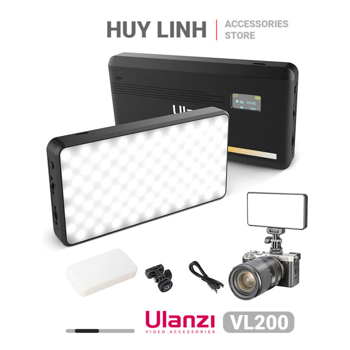Đèn LED mini Ulanzi VL200 Bi Color fill light chụp hình quay phim - Dải ...
