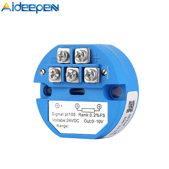 Aideepen PT100 Temperature Sensor Temperature Transmitter Isolated ...