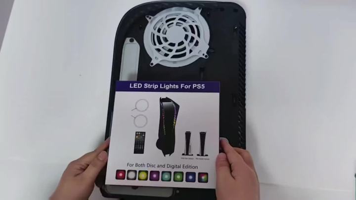 LED Light Strip for PS5 RGB Strip for PS5 Console Music Sync and 8 ...