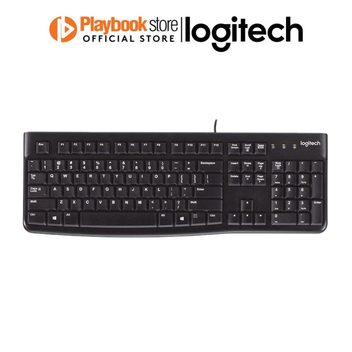 Logitech K120 Spill-Resistant Plug-and-Play 10-Key Number Pad USB Wired ...