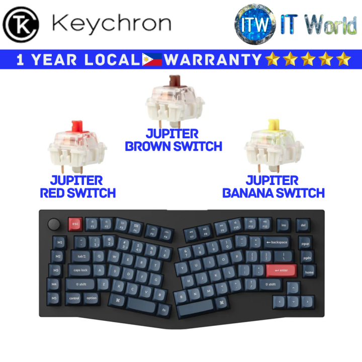 Itw | Keychron Wireless Mechanical Keyboard V10 Max QMK/VIA Carbon ...