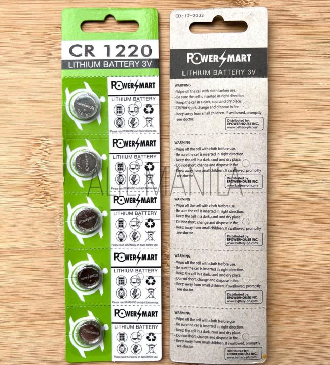 Original CR1220 3v Power smart Battery Lithium Battery | Lazada PH