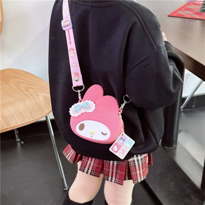 HKH Kawaii Kuromi Bag, Cute Cartoon Kuromi Shoulder Bag with Zipper ...