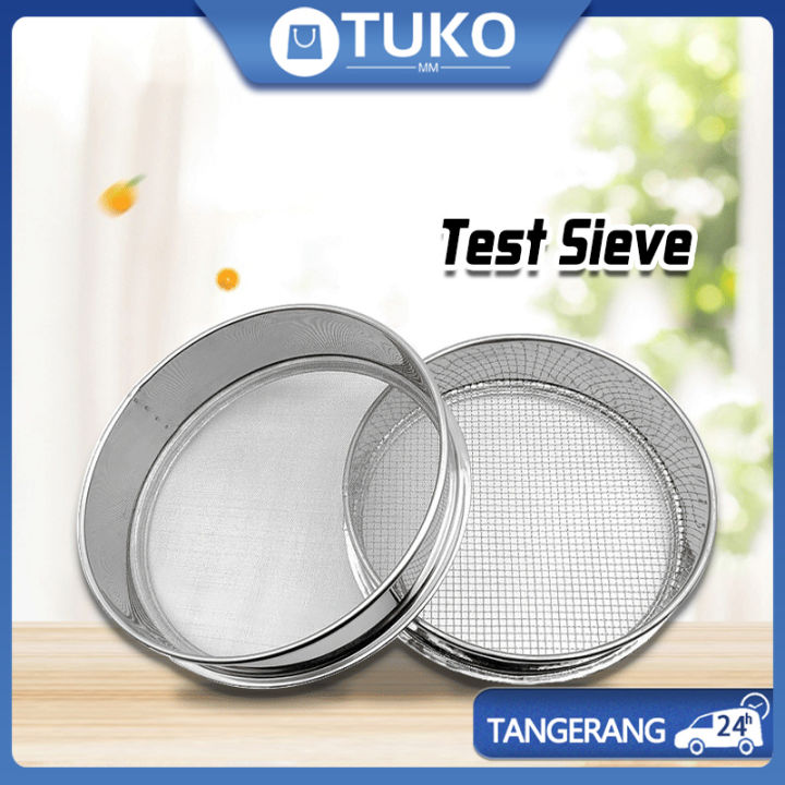 Sieve Test Mesh 100/200 Sieve Ayakan Stainless (20cm) | Lazada Indonesia