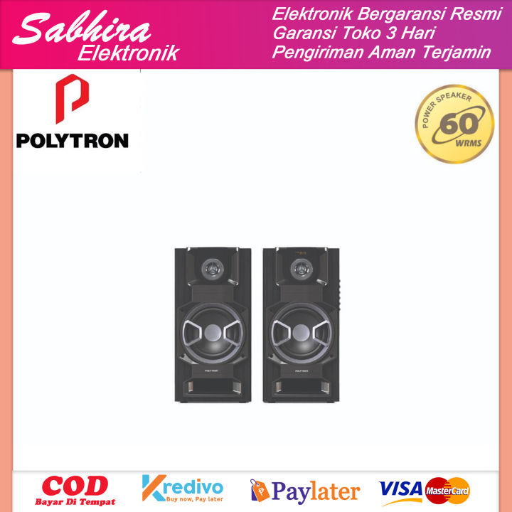 Speaker aktif bluetooth polytron series pas 8E10 garansi resmi | Lazada ...