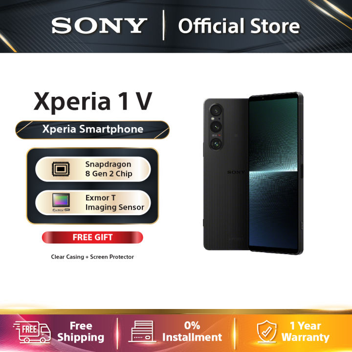 Sony Xperia 1 V – New Exmor T for mobile sensor and 4K HDR OLED display + Free Gift [WH-CH720N ...