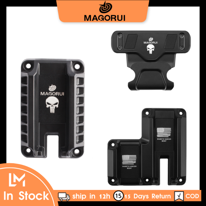 MAGORUI PCS Magnet Mount Magnetic Flat Top Mount Concealed Tactical ...