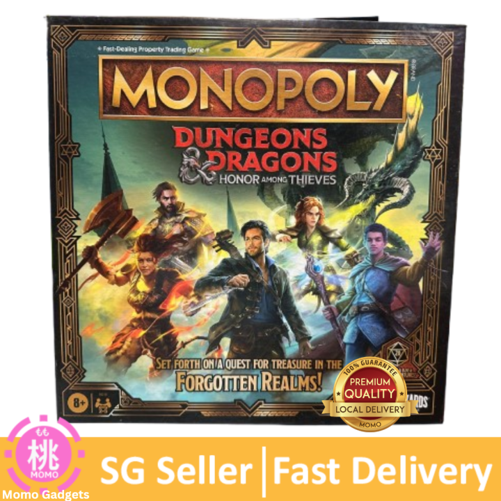 Monopoly Dungeons & Dragons: Honor Among Thieves Game, Inspired by The ...