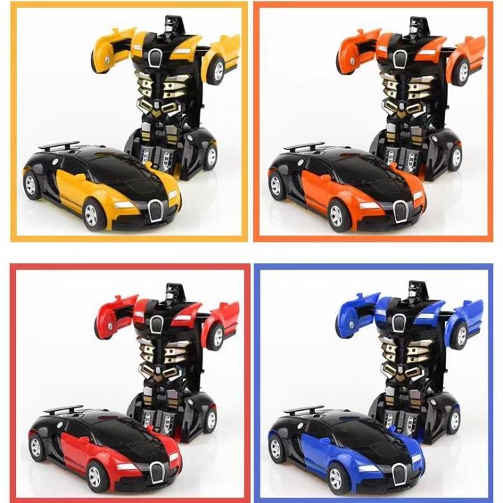 Timi baby One step Deformation control Robot Racing car model ...