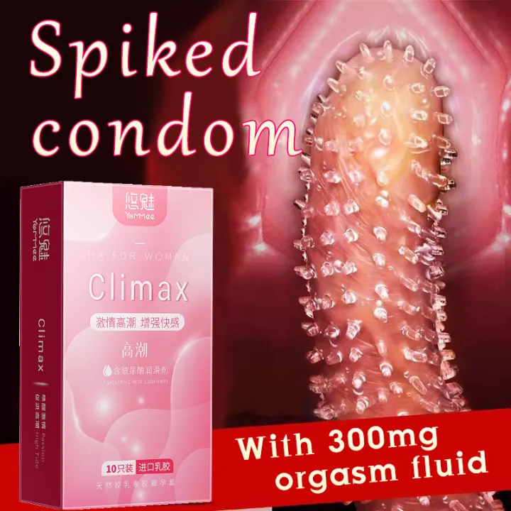 10pcs/1box ultra thin condoms with spikes bolitas silicon men for sex ...