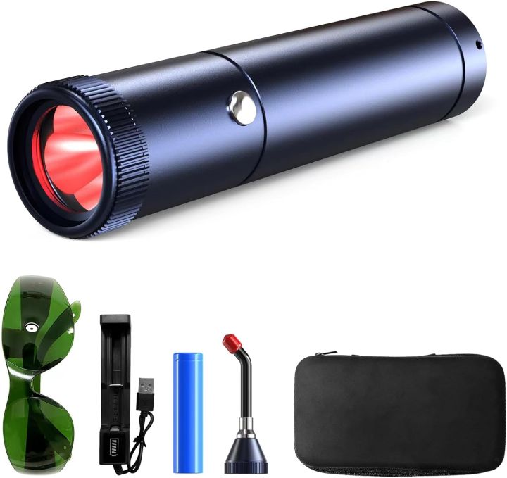 Nose and Ear Canal Relief Handheld LED Light Therapy Device with Five ...