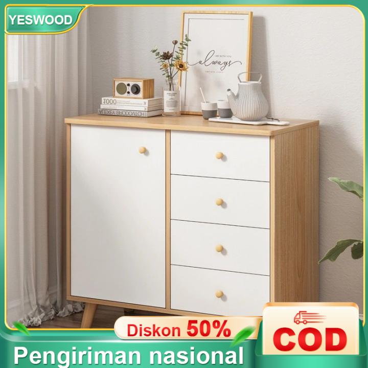 Lemari Laci Kayu Kabinet Laci Meja Nakas Drawer Pakaian Chest Laci ...