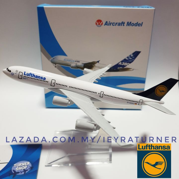 Germany Deutsche Lufthansa A340-313 Aircraft Model 16cm Die-cast Metal ...