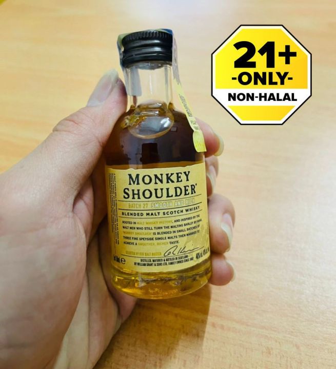 Monkey Shoulder (Miniature) 40%vol. 50ml | Lazada