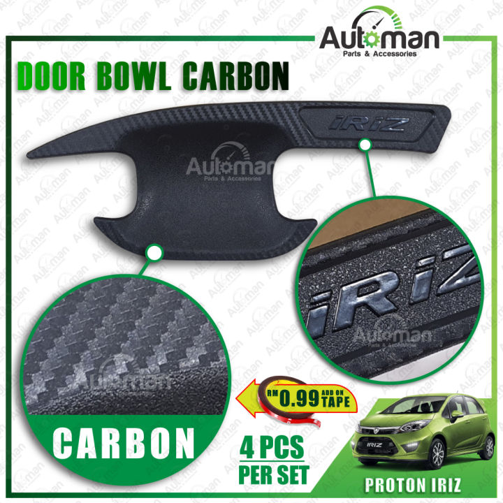 Proton Iriz Carbon Door Handle Inner Bowl Inserts Cover | Lazada
