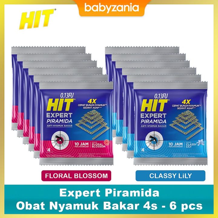 HIT Expert Piramida Obat Nyamuk Bakar 4s - 6 pcs | Lazada Indonesia