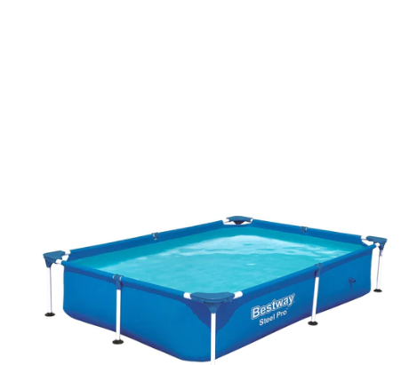 Bestway 7.3x5ft. Steel Pro Rectangular Family Pool in Blue | Lazada PH