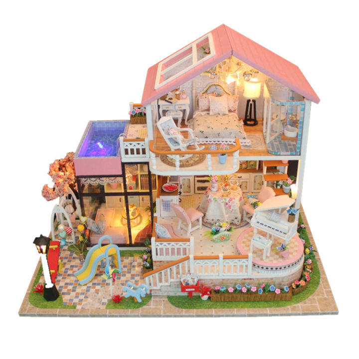 Miniature Dollhouse Kit Innovative Tiny House Set To Build Miniature ...