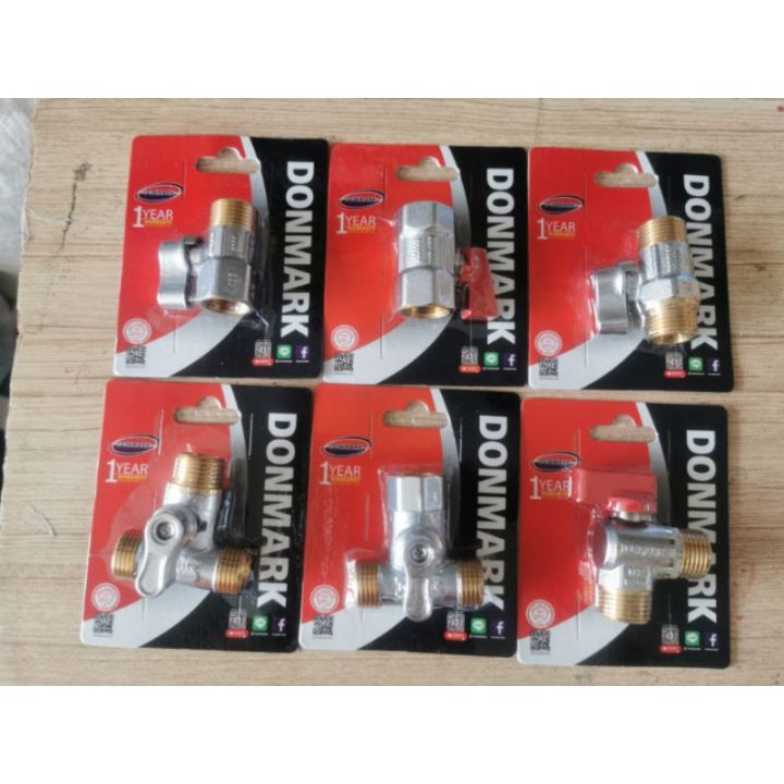 มินิบอลวาล์ว DONMARK ดอนมาร์ค วาล์วน้ำ บอลวาล์ว ขนาด 1/2 นิ้ว | Lazada.co.th