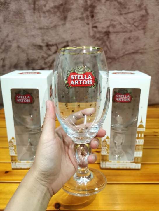 แก้วเบียร์ Stella Artoris ลาย Chistmas พร้อมกล่อง 330 ml. (Rare Item ...