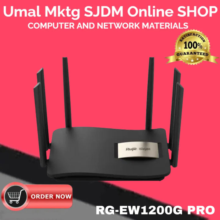 RUIJIE RG-EW1200G PRO 1300M Dual-band Gigabit Wireless | Lazada PH