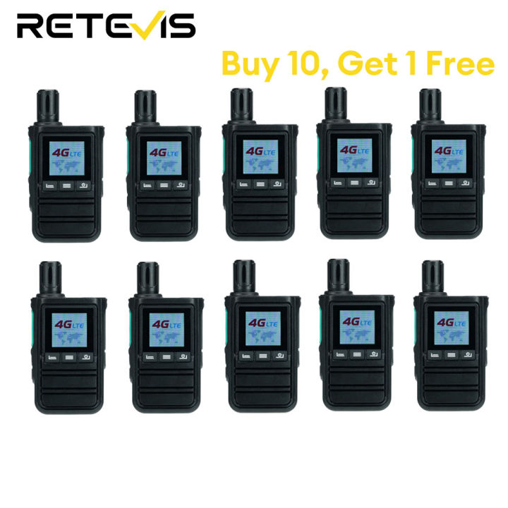 Retevis L51 4G Two Way Radio PoC Network Radio Long Range Profesional ...