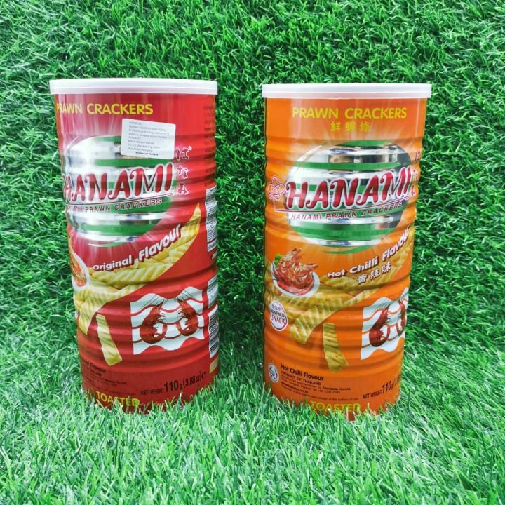HANAMI PRAWN CRACKER ORIGINAL FLAVOUR 110G SNACKS KEROPKO UDANG 泰国零食 ...