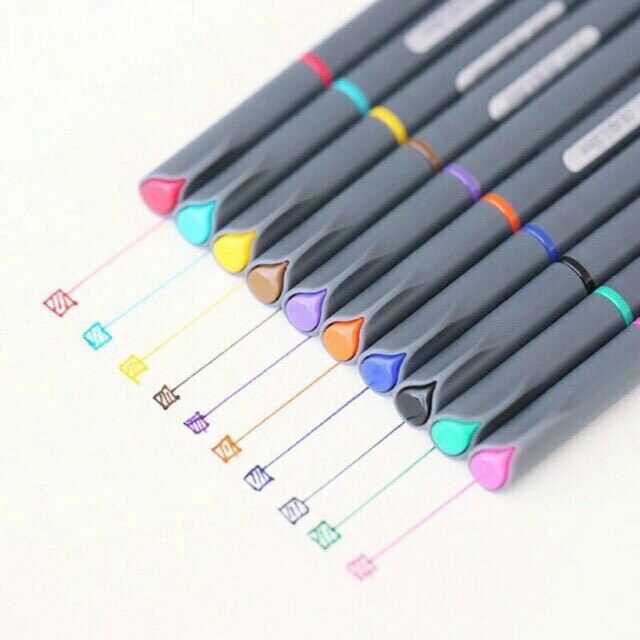 Colorful Fine line Pen (10pcs) | Lazada PH