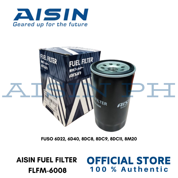 AISIN FUEL FILTER for FUSO 6D22, 6D40, 8DC8, 8DC9, 8DC11, 8M20 (FLFM ...