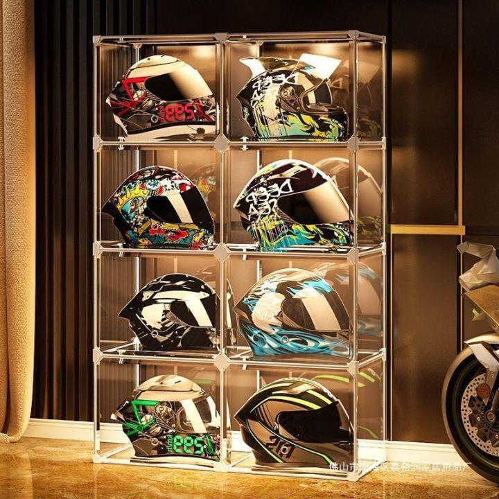 Helmet storage rack, motorcycle children's hat cabinet, home placement ...