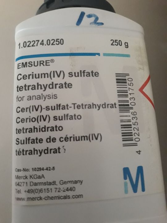 CERIUM(IV) SULFATE TETRAHYDRATE FOR ANAL | Lazada Indonesia
