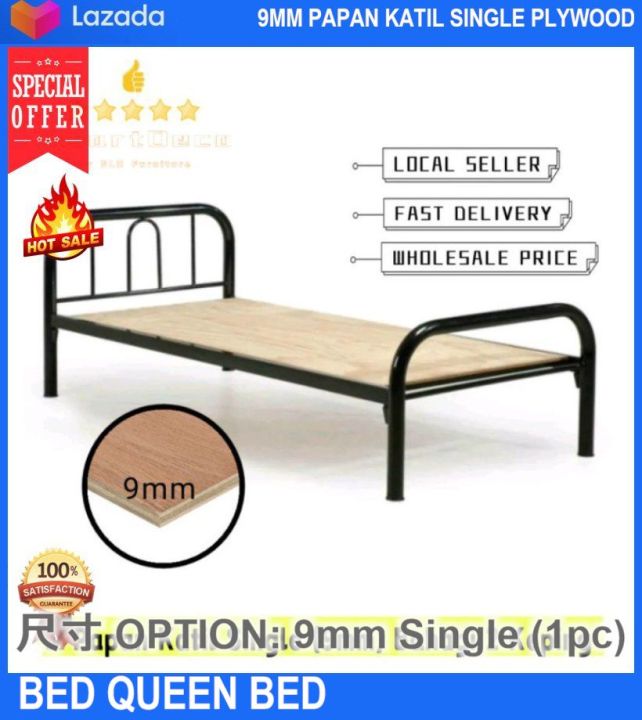 9mm Papan Katil Single Plywood Single Bed Katil Queen Bed Separate In 8630