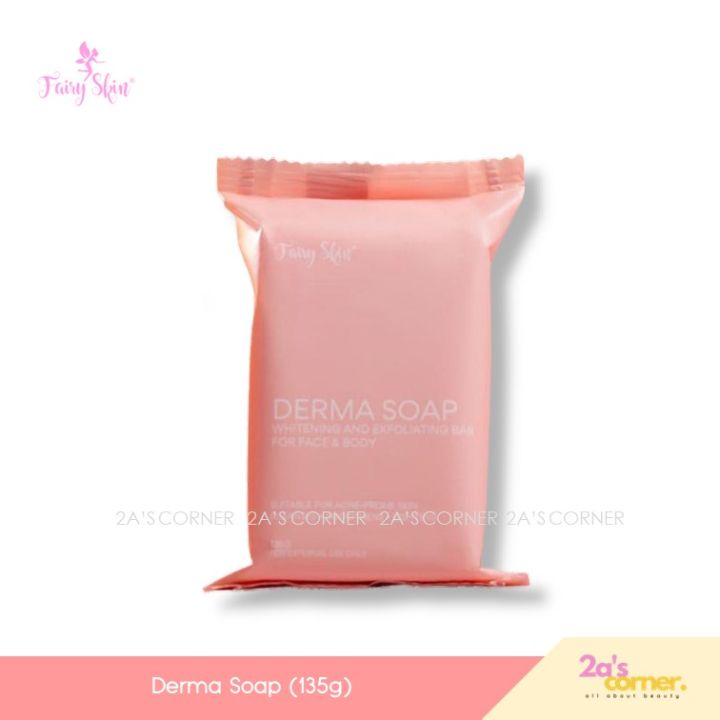Fairy Skin Derma Soap 135g | Whitening and Exfoliating Bar Soap for ...
