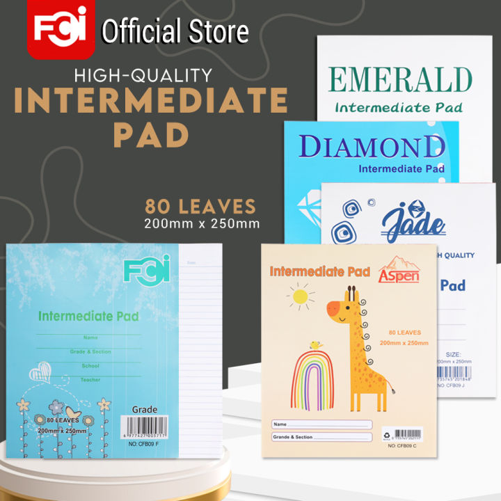 FCI Intermediate Pad, High Quality Writing Pad For School & Office ...