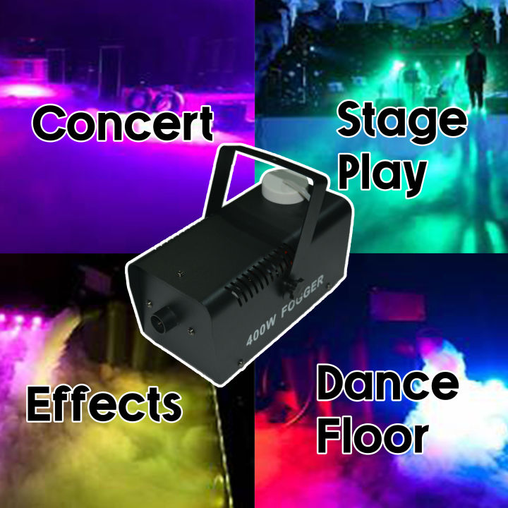 400W Watts Fogger Fog Smoke Machine Controlled by Remote Special Visual ...