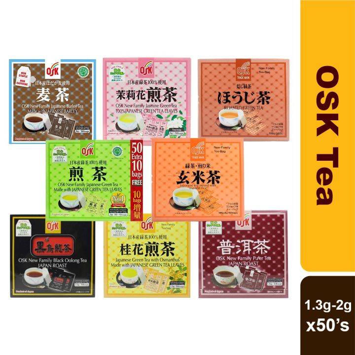 OSK JAPANESE Green Tea Assorted (2g x 50's) | Lazada