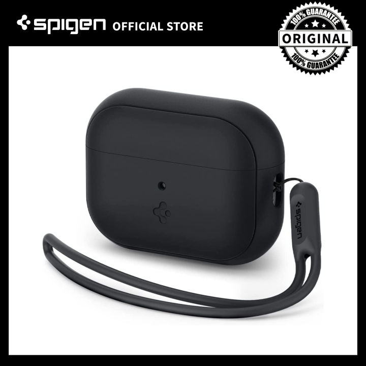 Spigen AirPods Pro 2 Case Silicone Fit + Strap | Lazada PH