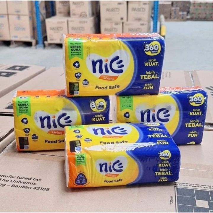 NICE TISSUE 5PC 360 HELAI - LEBIH HEMAT - LEBIH MURAH - LEBIH HALUS ...