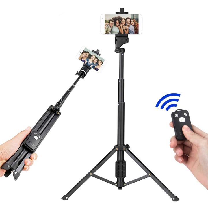 Yunteng VCT-1688 2 in 1 Selfie Stick Tabletop Tripod w/ Bluetooth ...
