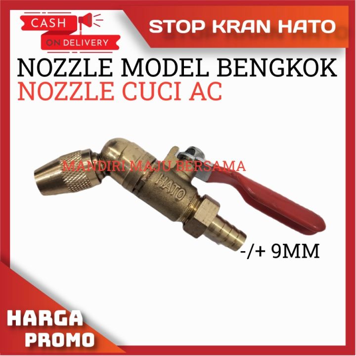 Nozzle cuci ac set dengan kran / nozzle cuci ac bengkok | Lazada Indonesia