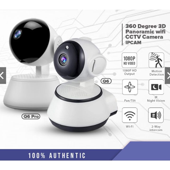 V380 Q6 Q6Pro 1080P HD Home CCTV Night Vision Wireless Wifi Smart ...