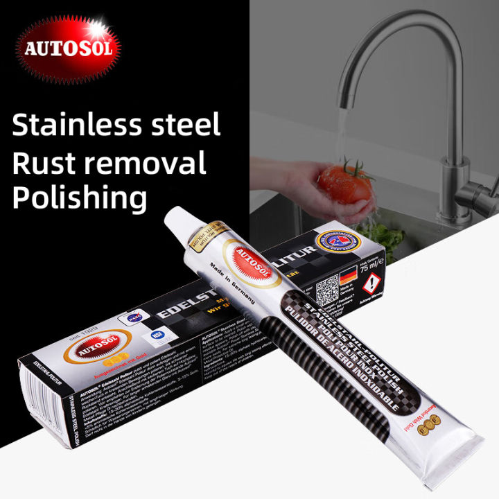 Autosol Metal Polish 75ml Special for stainless steel products Rust ...