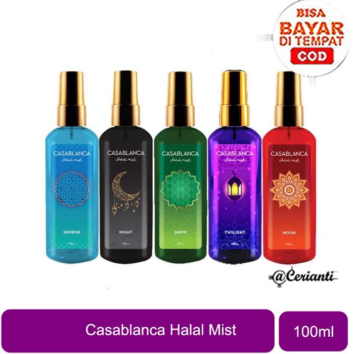 Casablanca Halal Mist 100 ml|Parfum Casablanca HALAL 100% ORIGINAL ...