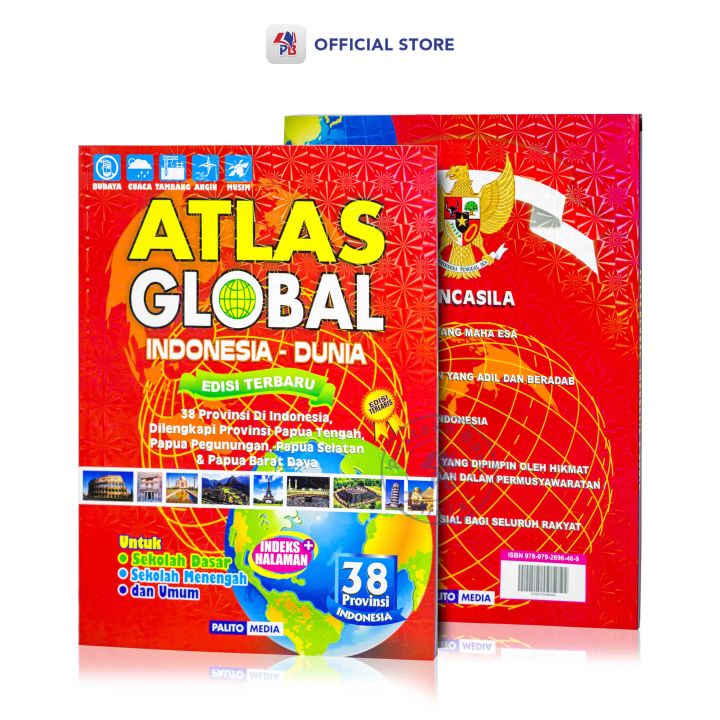 Buku Atlas 38 Provinsi Edisi Terbaru / Atlas Global Indonesia Dan Dunia ...
